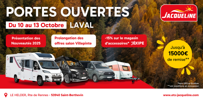 Journées Portes Ouvertes spéciales nouveautés chez Jacqueline Camping ...