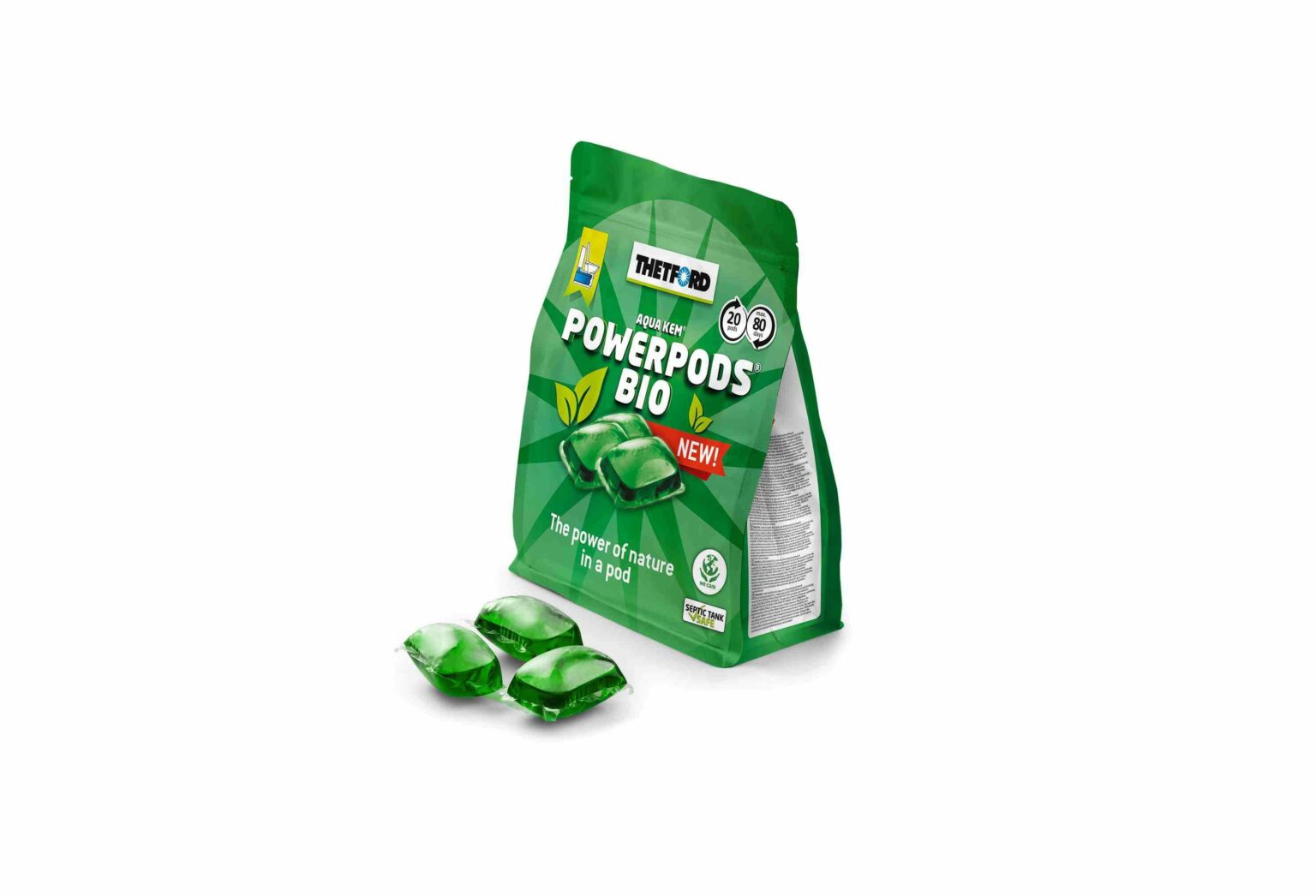 PowerPods, les additifs Thetford nouvelle génération pour les camping ...