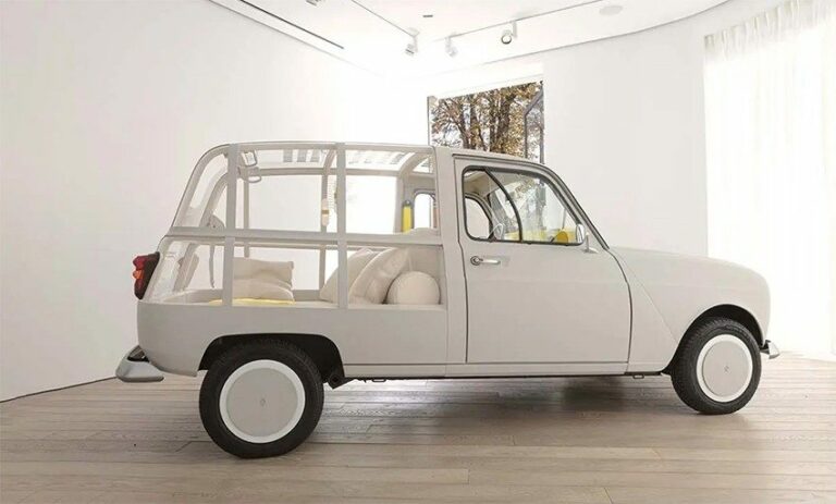 Renault célèbre les 60 ans de la 4L en l'aménageant comme un camping ...