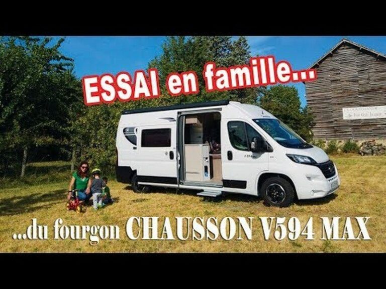 Vidéo : test en famille du fourgon aménagé Chausson V594 Max - Camping ...