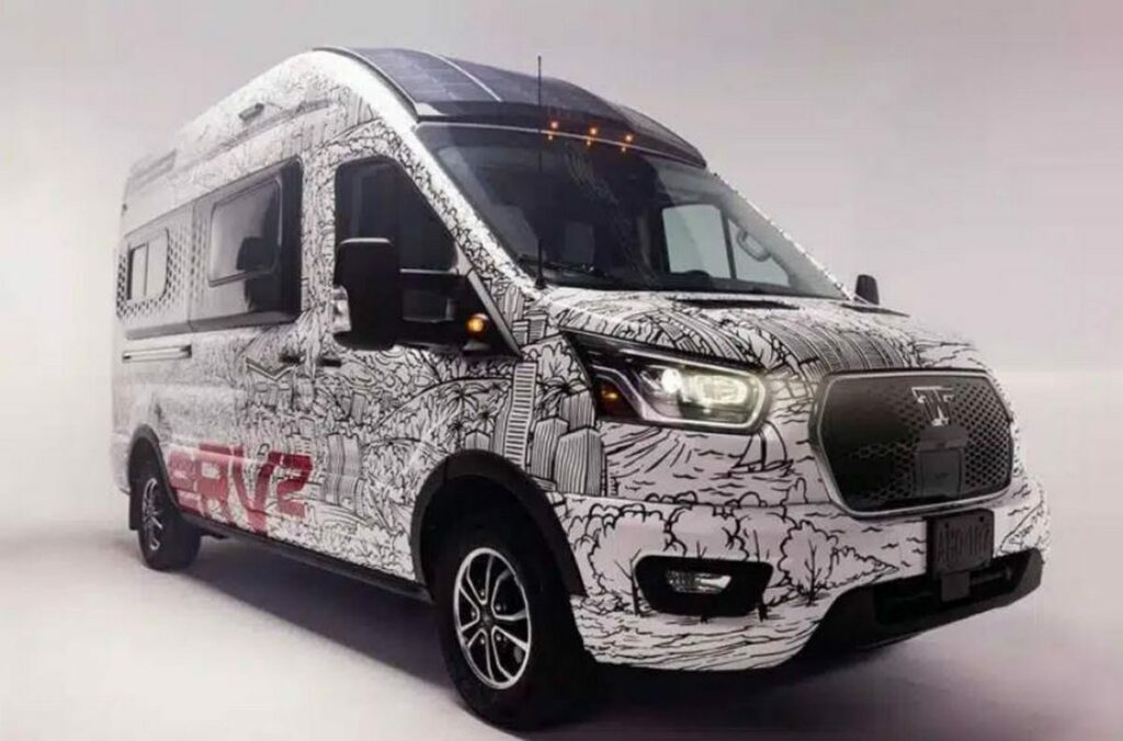 Winnebago eRV2, un concept de camping-car électrique avec des matériaux ...