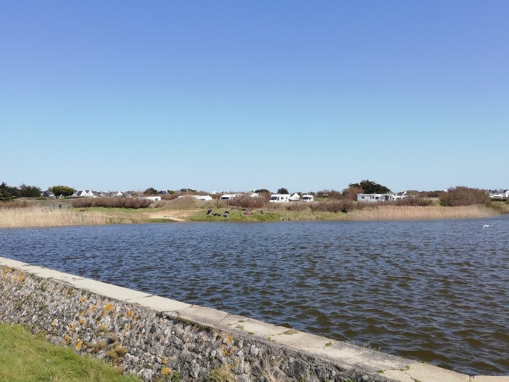 Zoom sur l'aire de camping-cars de Kerne à Quiberon (56) - Camping-car.com