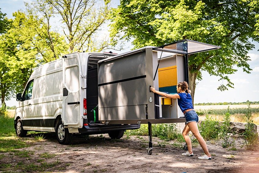 Module extensible PlugVan pour agrandir son fourgon aménagé - Camping ...