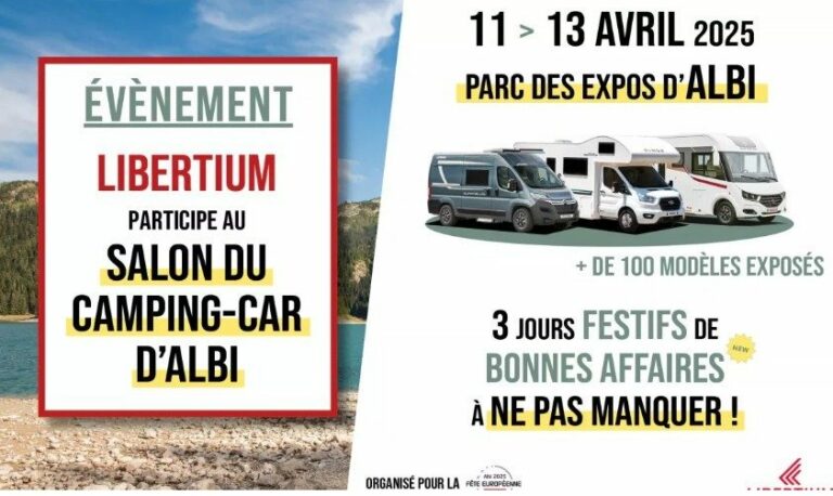 Libertium à la fête Européenne du camping-car à Albi du 11 au 13 avril ...